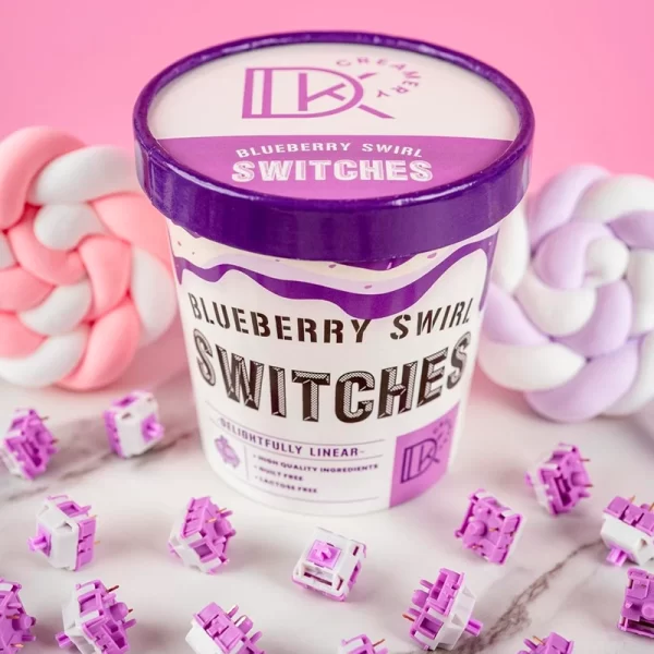 DK Creamery - Blueberry Swirl Switches | Stiutech